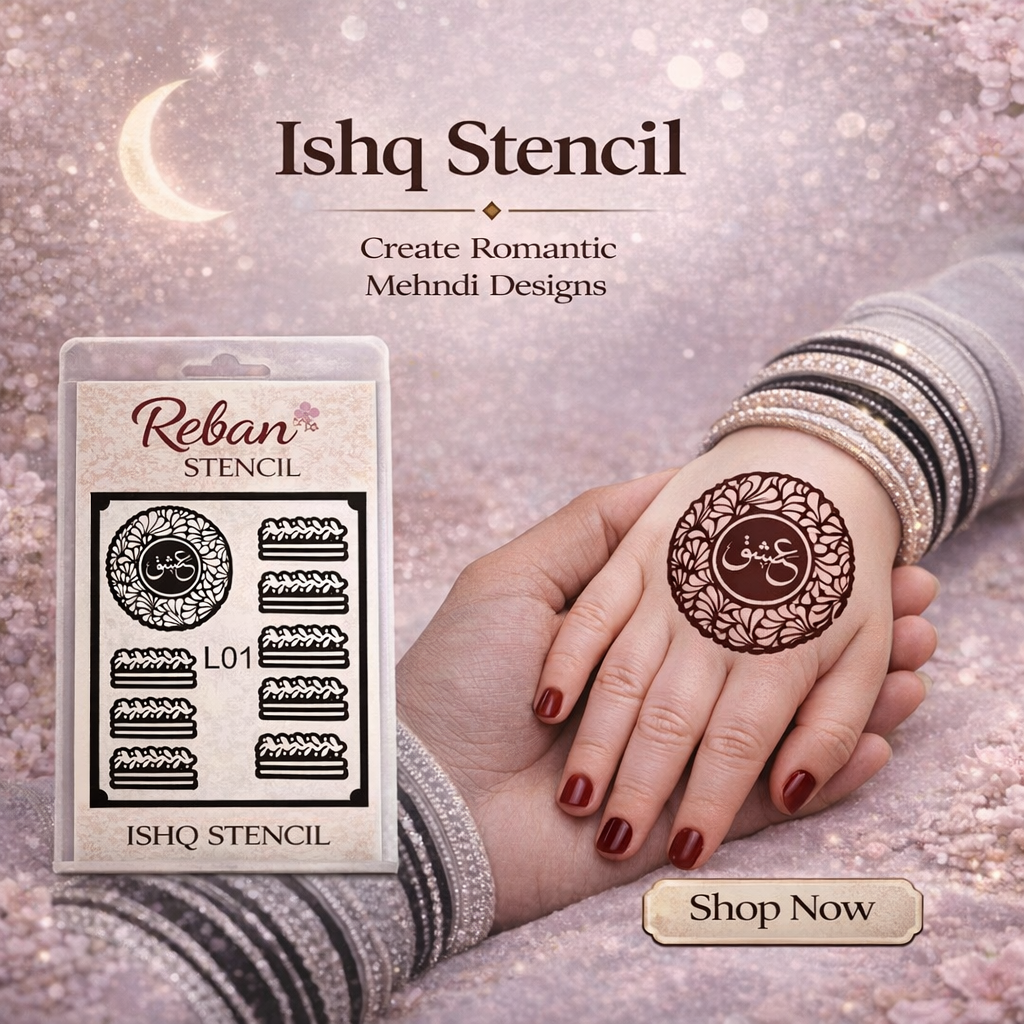 SET L - ISHQ DESIGNS – REBAN STENCIL