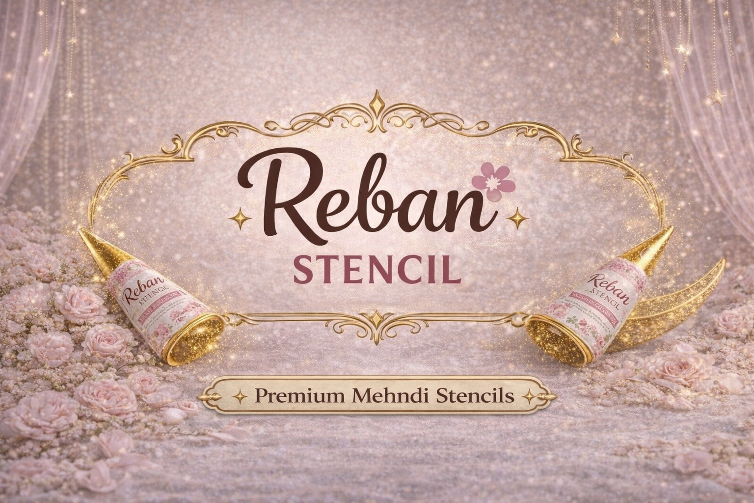 REBANSTENCIL Mehndi Stencils | Easy Apply | Bridal, Eid & Festive Desi ...